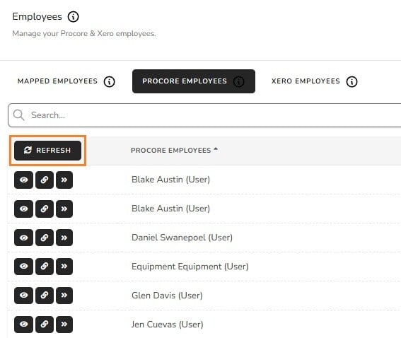 Mapping - Employees