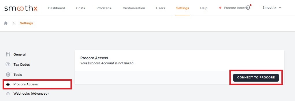 Connecting Procore to ProScan