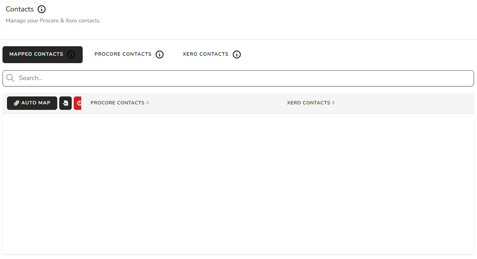 Mapping - Contacts