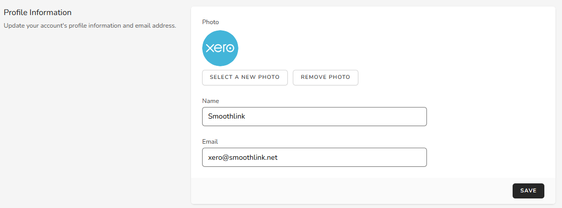 Manage Smoothx Account Settings